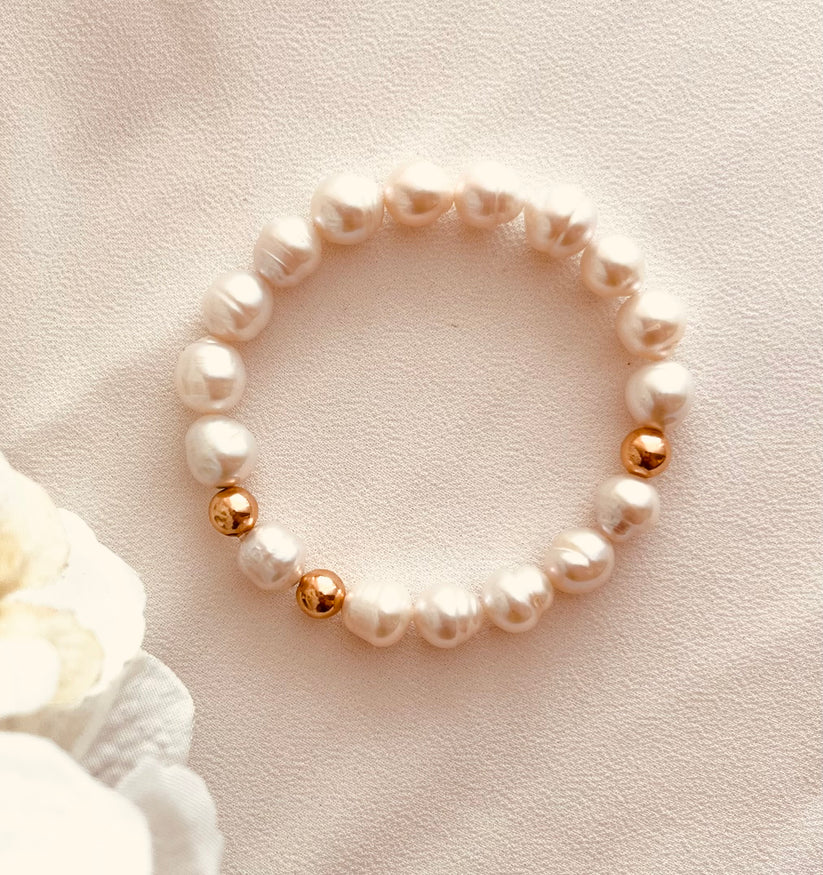 Chunky Pearl Bracelet – Statement Pearl Jewelry, Elegant Gift for Her ...