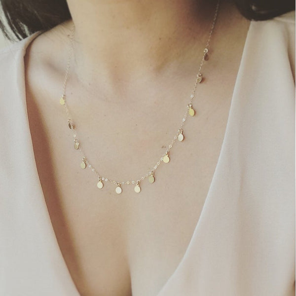 Mini Coin Necklace – Coco Wagner Design