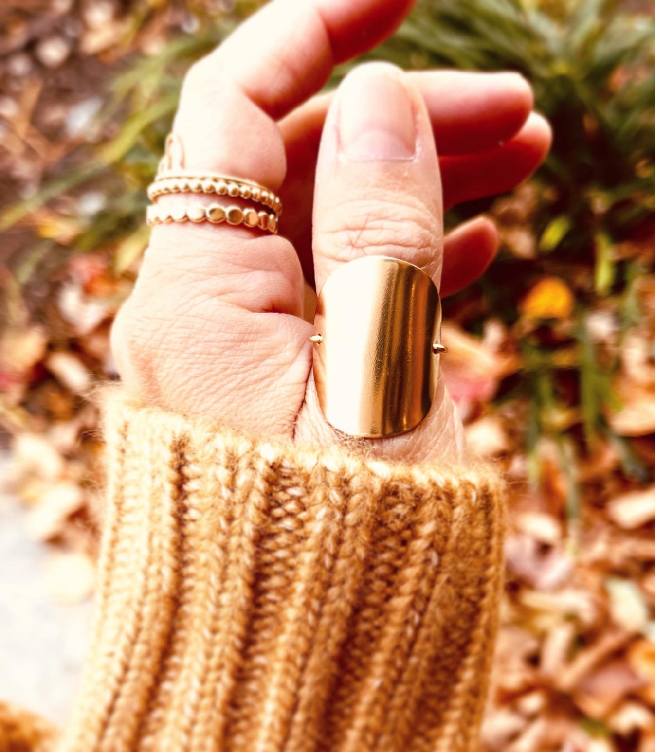 Large Disc Ring - Smooth – Coco Wagner Design