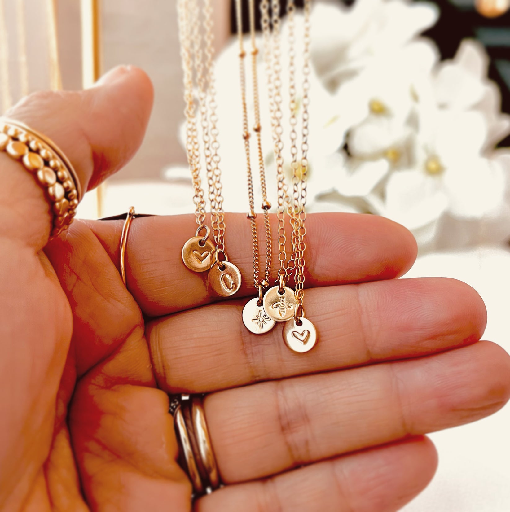 Mia Initial Necklace – Coco Wagner Design